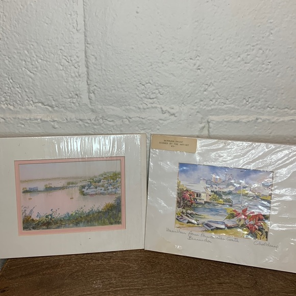 Vintage | Art | Vintage Handpainted Bermuda Landscape Original Artwork ...